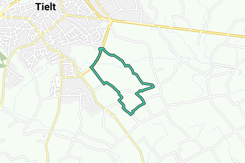 Tielt - Poelberg Geocaching (verkort) - Wandelroute | RouteYou
