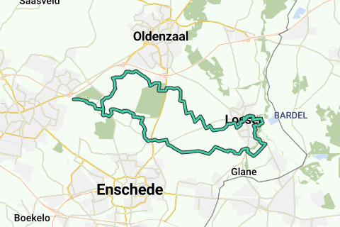 Losser - Recreatieve fietsroute | RouteYou