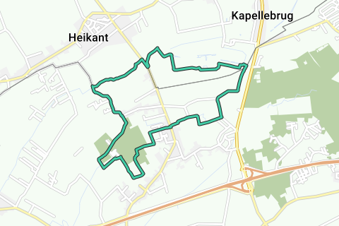 Stekene Niemandsland - 10km - Wandelroute | RouteYou