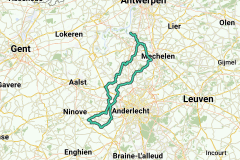 2023 a gooik k - Racefietsroute | RouteYou