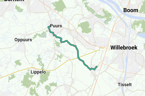 Puurs - Breendonk - Recreatieve wandelroute | RouteYou