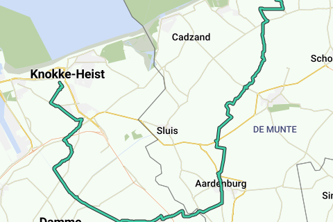 Stp Breskens - PART 1 - Mountain bike route | RouteYou