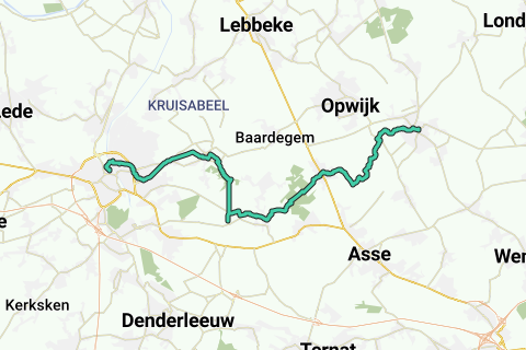 Aalst - Merchtem GR5A-GR128 - Wandelroute | RouteYou