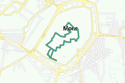 Stadswandeling Mons - Wandelroute | RouteYou