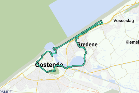 Oostende - Wandelroute | RouteYou