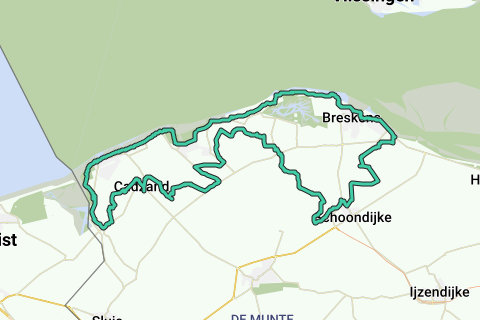 Nieuwvliet Breskens Groede Cadzand Nieuwvliet - Recreatieve fietsroute ...