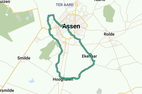 Assen - Wandelroute | RouteYou