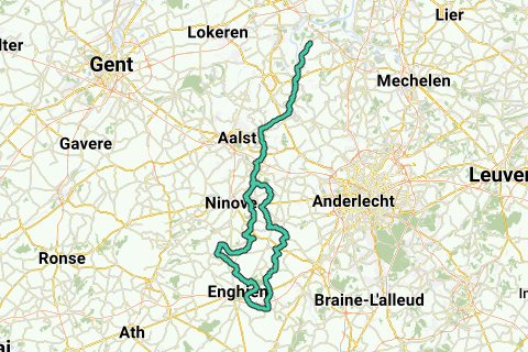 Parel Van T Pajottenland 2023 + HT - Recreatieve fietsroute | RouteYou