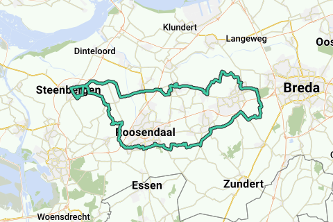rondje Bosschenhoofd R83 - Recreatieve fietsroute | RouteYou
