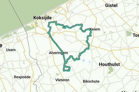 Lo-Reninge--Veurne--Fintele--Lo-Reninge 70 km - Recreatieve fietsroute ...