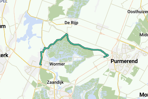 Waterlinie route nr 2 Wormerveer Neck - Wandelroute | RouteYou