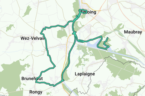 Péronnes-Lez-Antoing - Maubray - Recreatieve fietsroute | RouteYou