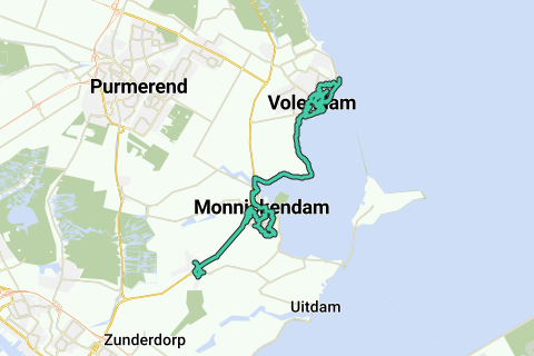 Volendam - Broek in Waterland - Wandelroute | RouteYou