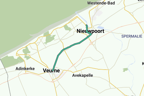 Nieuwpoort - Veurne - Wandelroute | RouteYou