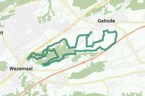 Moedermeule Gelrode - Wandelroute | RouteYou