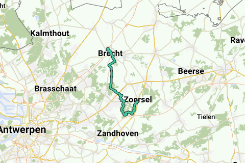 Zoersel - Brecht - Wandelroute | RouteYou