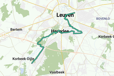 Leuven - Oud-Heverlee - Wandelroute | RouteYou