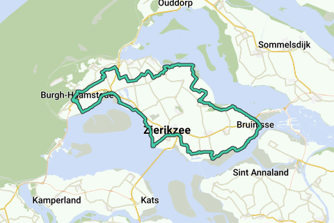 Bruinisse-Dreischor-Brouwershaven-Zierikzee - Recreatieve fietsroute ...