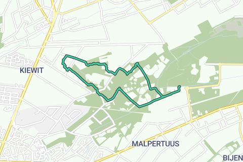 Kiewit - Bokrijk - Kiewit - Wandelroute | RouteYou