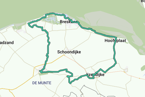 Terrassen in Zeeuws-Vlaanderen - Recreatieve fietsroute | RouteYou
