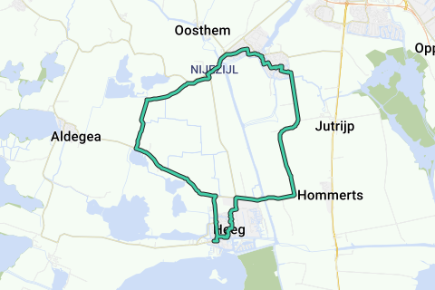 Wandelrondje Heeg - IJlst - Wandelroute | RouteYou