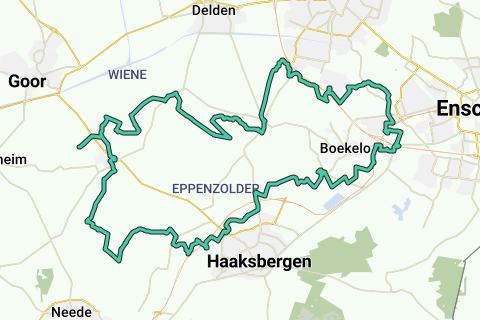 Hengevelde - Recreatieve fietsroute | RouteYou