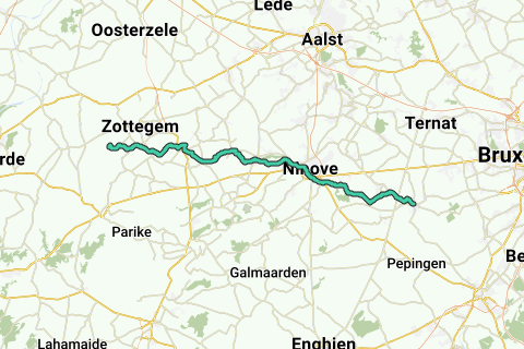 Sint-Goriks-Oudenhove - Sint-Kwintens-Lennik - Recreatieve fietsroute ...