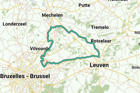Diegem Machelen - Racefietsroute | RouteYou