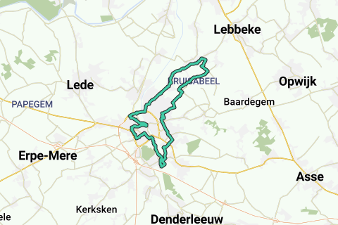26km_Aalst-Wieze-Aalst_Kaartjesroute fiets - Recreatieve fietsroute ...
