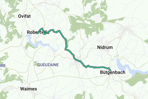 butgenbach- robertville 9km - Wandelroute | RouteYou