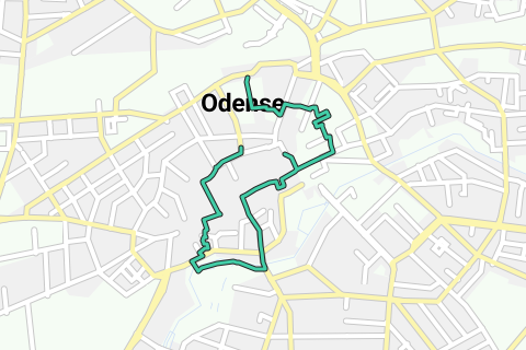 Odense - Walking route | RouteYou