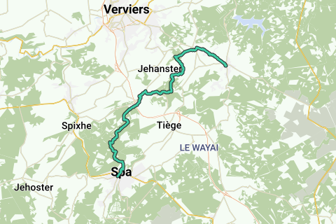 Jalhay - Spa via GR15 - Wandelroute | RouteYou