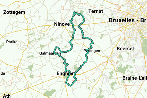 parel van het pajottenland 80km - Fietsroute | RouteYou