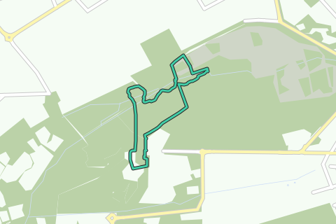 Bokrijk-Kiewit - blue - 3.4 km - Recreational walking route | RouteYou