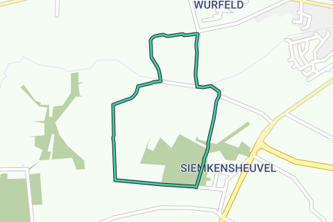 Valley of the Bosbeek - blue - 4.2 km - Recreational walking route ...