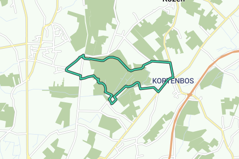 Nieuwenhoven - red - 7.3 km - Recreational walking route | RouteYou