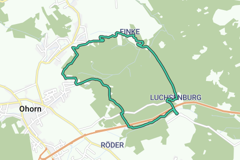 Ski tour Steina-Finke-Luchsenburg - Alpine skiing route | RouteYou