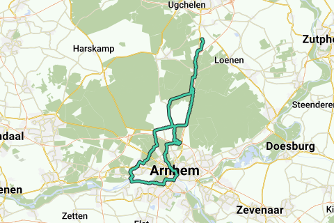 Liberation Route Arnhem Stoppelbergweg - Beekbergen 60 km - Fietsroute ...