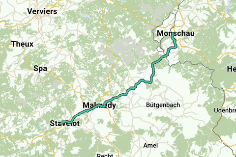 Stavelot - Monschau - Autoroute | RouteYou