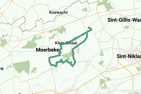 Stekene - Recreatieve fietsroute | RouteYou
