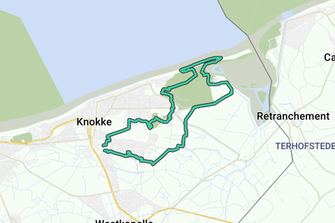 Trail Knokke Heist 17k - Trailrunning route | RouteYou