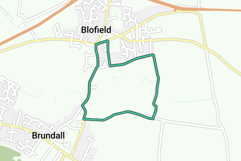 Blofield Heritage Walk - Walking route | RouteYou