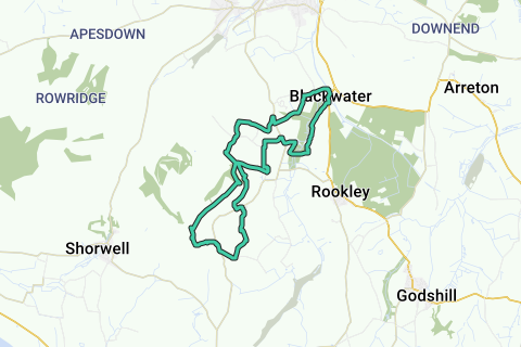 Challenging Chillerton Down Walk, Isle of Wight - Hiking route | RouteYou