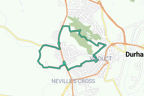 Battle of Neville's Cross - Hiking route | RouteYou