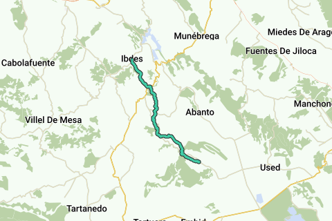 GR-24. Etappe 03. Ibdes-Aldehuela de Liestos - Hikingroute | RouteYou