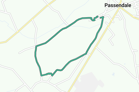 Passendale - Wandelroute | RouteYou