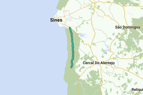 Sines - Vila Nova de Milfontes - Wandelroute | RouteYou