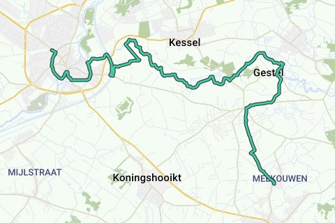 Treinstapper Melkouwen - Lier - Wandelroute | RouteYou