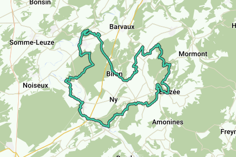 Hotton - Durbuy - Hotton - Hikingroute | RouteYou