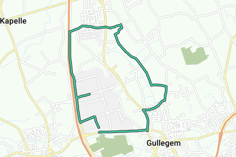 Rijexamen wevelgem - Standaard autoroute | RouteYou
